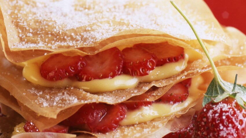 Craquant crémeux aux fraises rapide : découvrez les recettes de cuisine ...