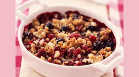 Crumble aux fruits rouges surgelés facile : découvrez les recettes de ...