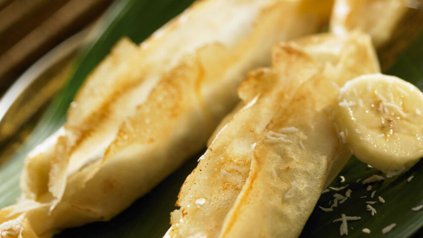 Papilote croustillante de banane au coco rapide : découvrez les ...