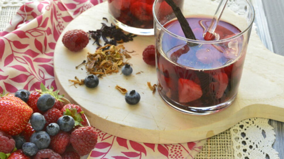 Soupe de fruits rouges au jus de goyave facile et rapide : découvrez ...