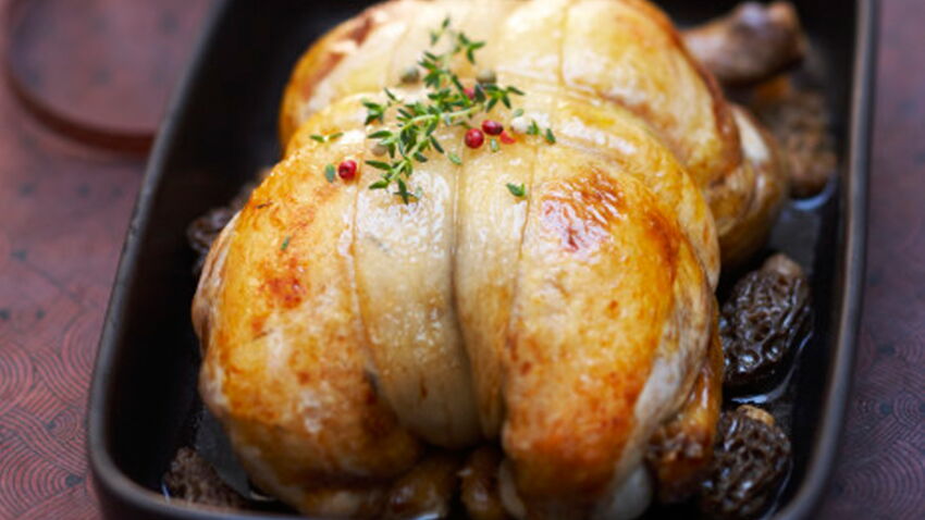 Chapon au champagne et morilles rapide : découvrez les recettes de ...