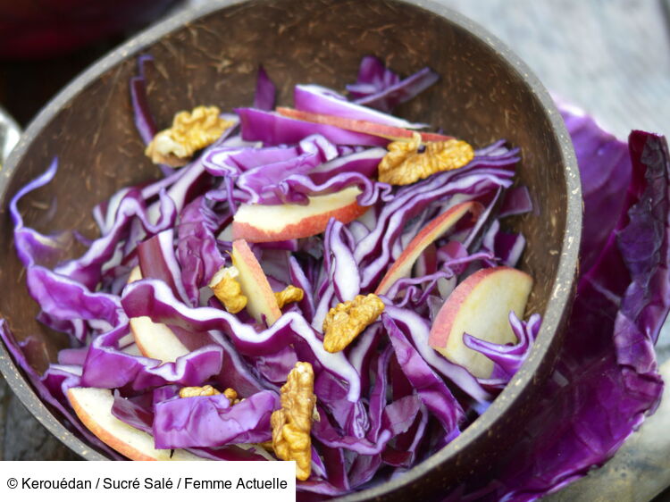 Chou rouge en salade facile et rapide : découvrez les recettes de ...