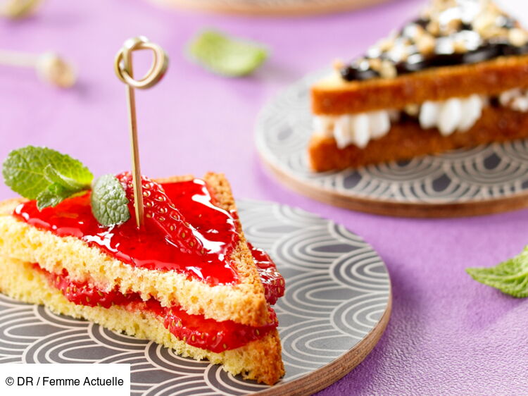 Mini club-sandwichs sucrés facile et rapide : découvrez les recettes de ...