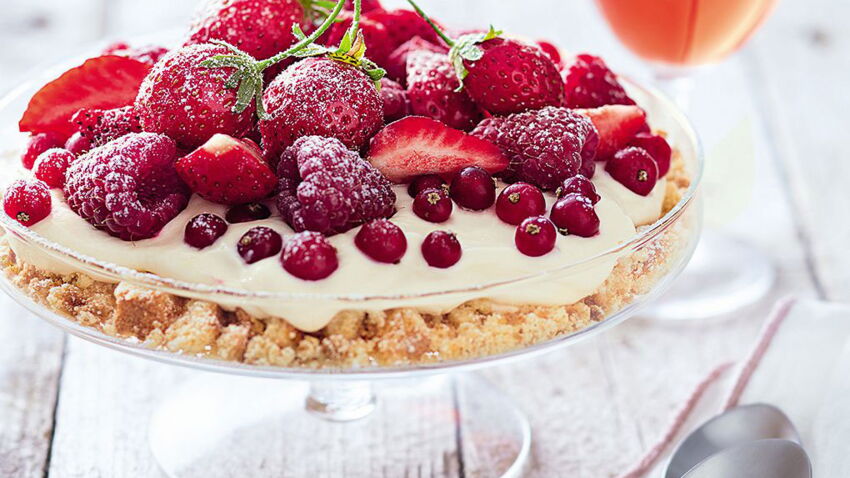 Coupe sablée minute aux fruits rouges et au citron facile et rapide ...