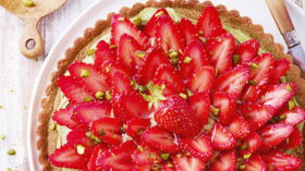Tarte couronne aux fruits rouges et crème à la pistache facile et ...
