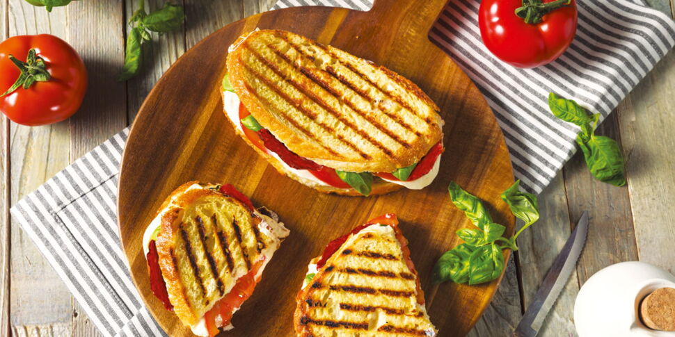 Panini à la crème de tomates séchées facile et rapide : découvrez les ...