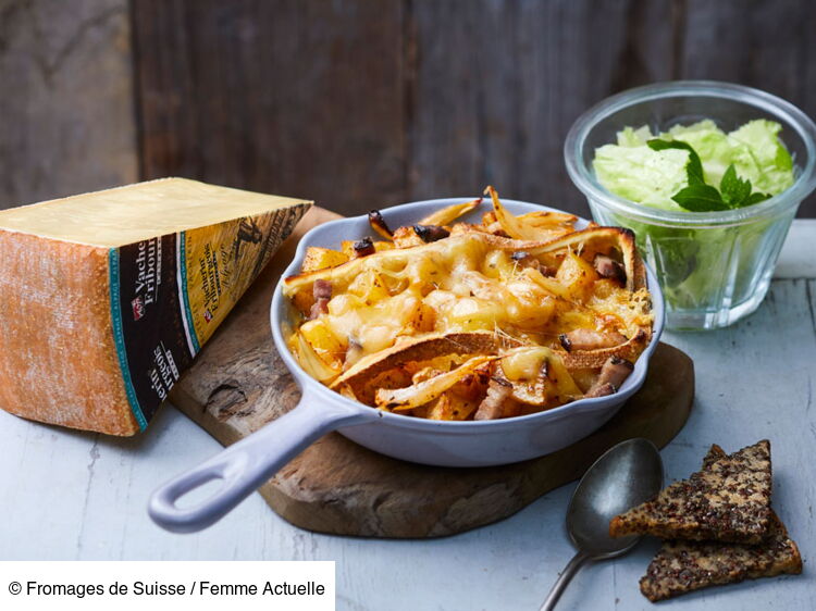 Caquelons de pommes de terre aux lardons et Vacherin Fribourgeois AOP ...