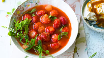 Nage de fraises à la menthe facile et rapide : découvrez les recettes ...