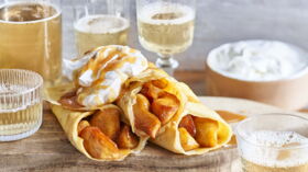 Crêpes chocolat praliné, chantilly et noisettes facile et rapide ...