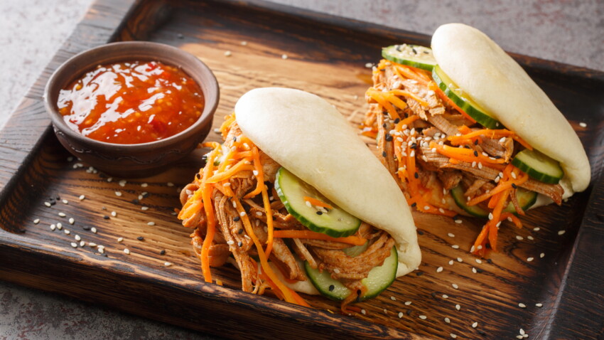 Gua bao : découvrez les recettes de cuisine de Femme Actuelle Le MAG