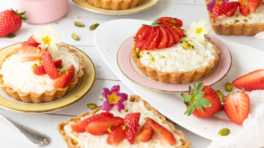 Tartelettes aux fraises et riz au lait : découvrez les recettes de ...