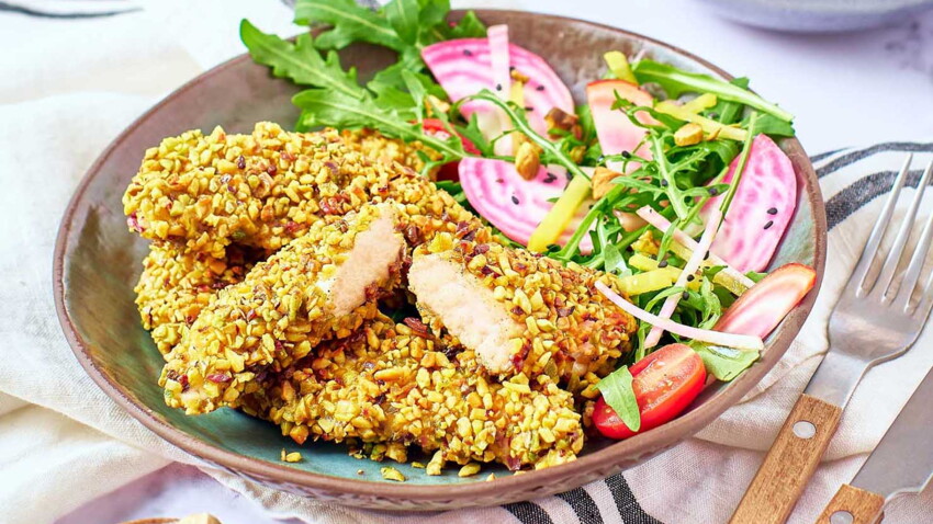 Croquettes de poulet, panure à la pistache rapide : découvrez les ...