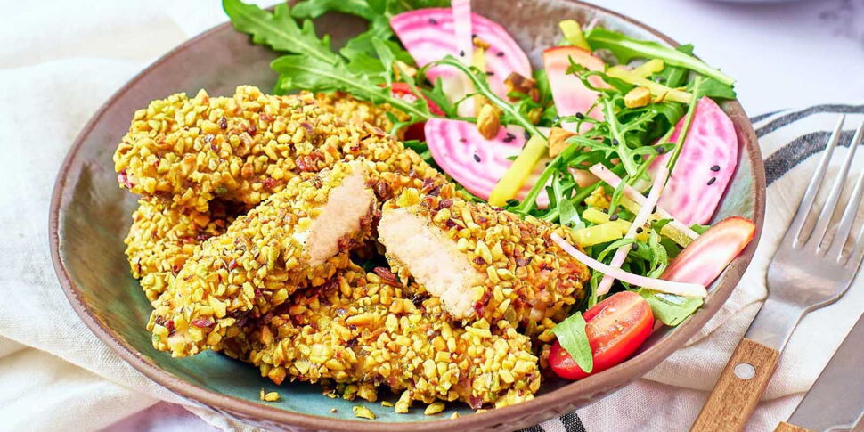 Croquettes de poulet, panure à la pistache facile et rapide : découvrez ...