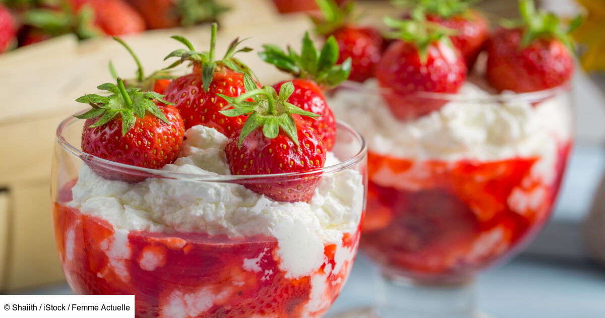 Recette d’été : la fraise melba par Laurent Mariotte : Femme Actuelle ...
