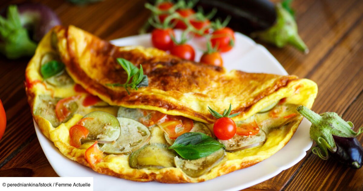 Omelette aubergine, mozza, tomates séchées : LA recette de l'été ...