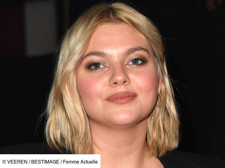 Louane canon en top transparent qui dévoile sa lingerie et pantalon ...