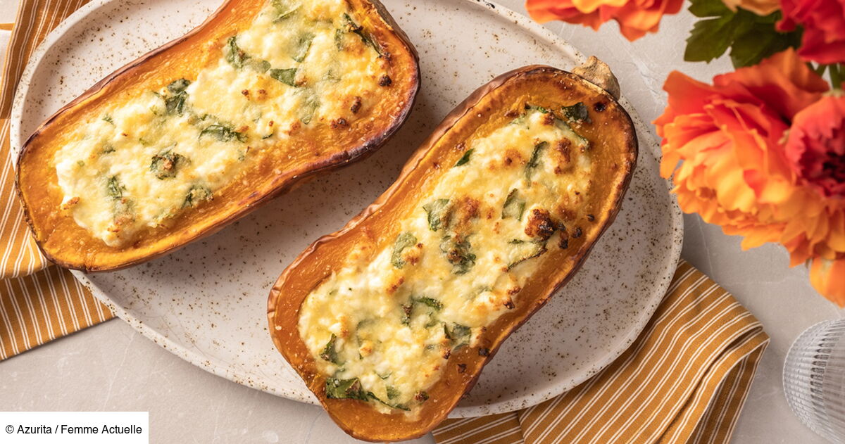 Butternut farci au four : 20 recettes faciles qui vont plaire à tout le ...