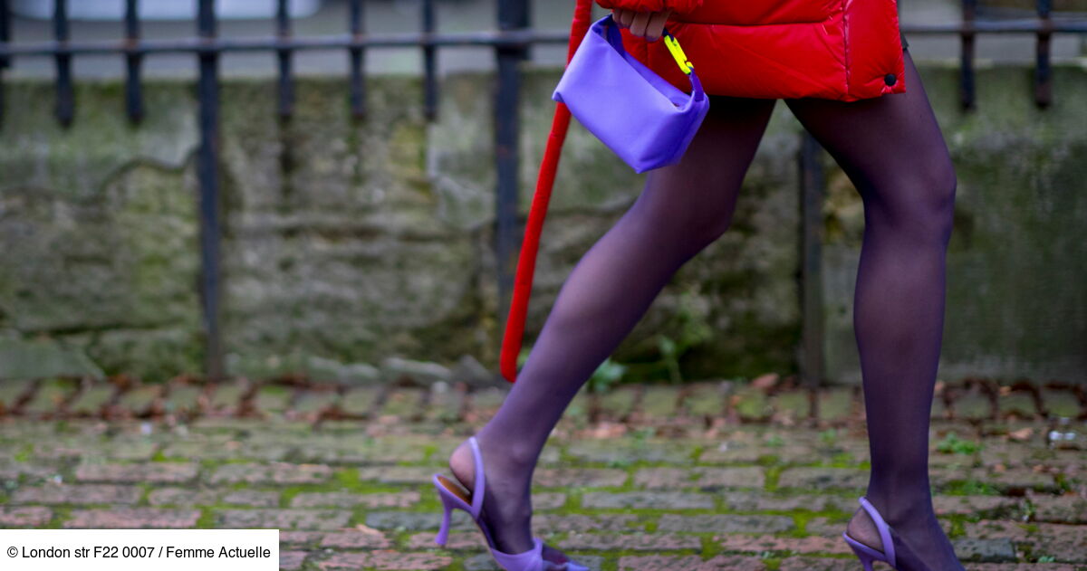Cette couleur de collants tendance est à adopter absolument cet hiver ...