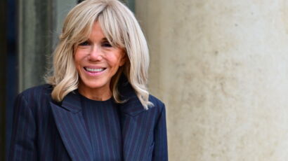 Brigitte Macron sublime : elle opte pour un costume à l’imprimé ...