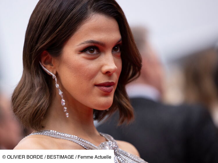 Iris Mittenaere sensationnelle au Festival de Cannes : elle opte pour une robe métallisée au ...