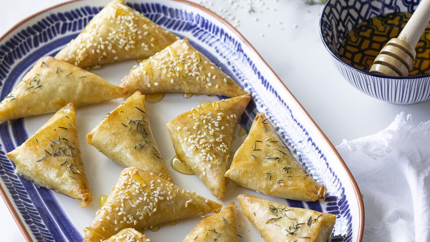 Bricks au fromage blanc, feta et miel facile et rapide : découvrez les ...