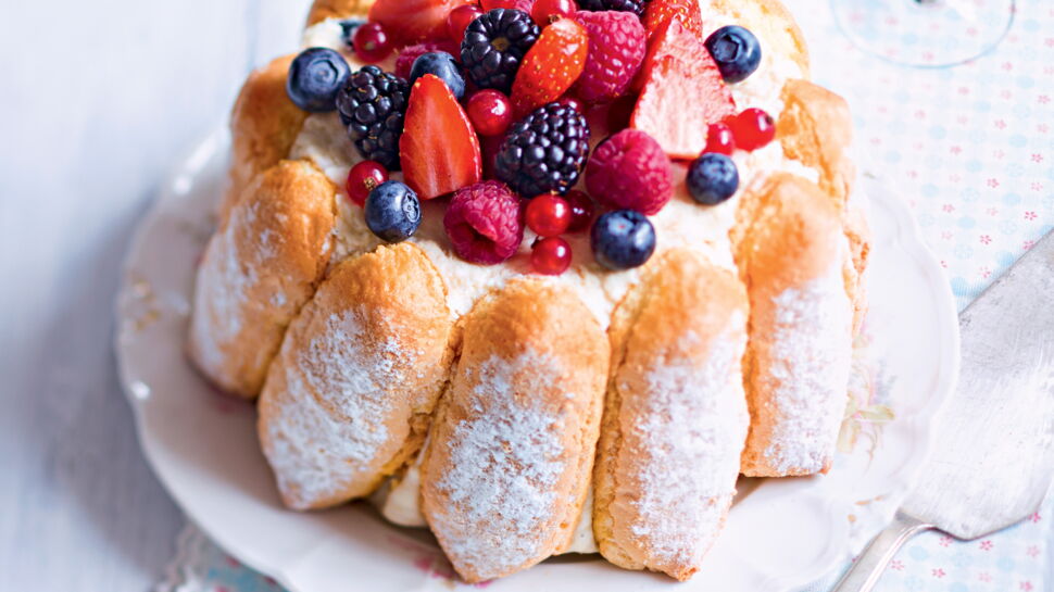 Charlotte aux fruits rouges rapide : découvrez les recettes de cuisine ...