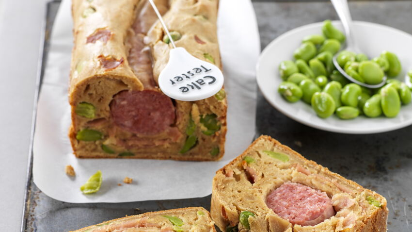 Cake aux fèves et saucisson lyonnais facile : découvrez les recettes de ...
