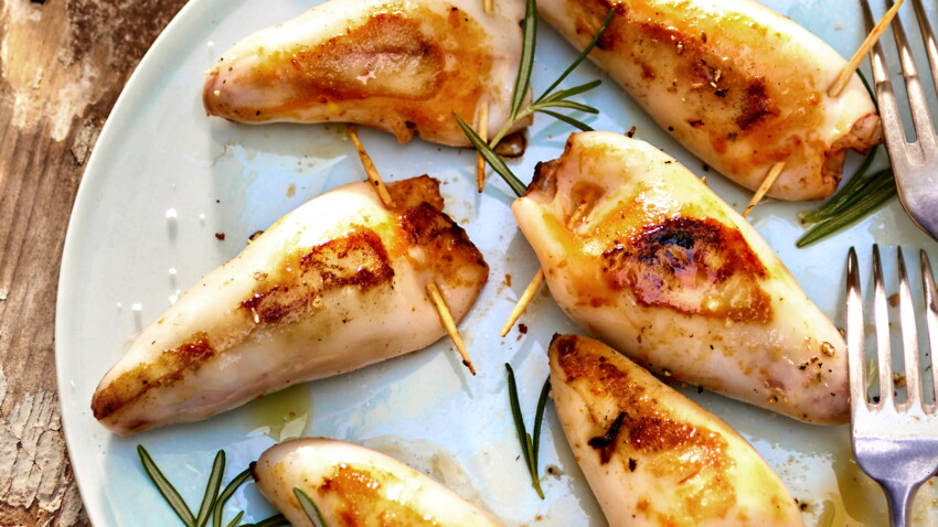 Calamars grillés au romarin facile et rapide : découvrez les recettes ...