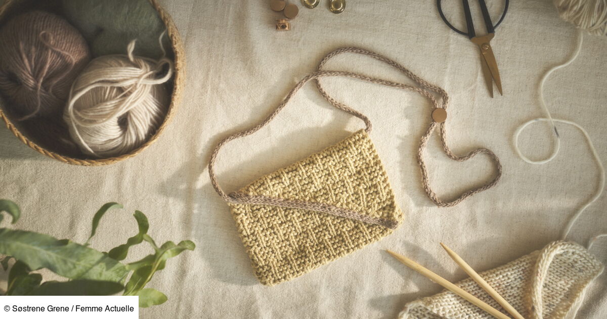 Comment tricoter facilement un sac pour l'été ? Le modèle pour le faire ...