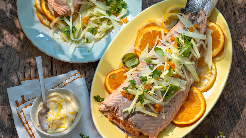 Saumon froid, mayonnaise au citron : découvrez les recettes de cuisine ...