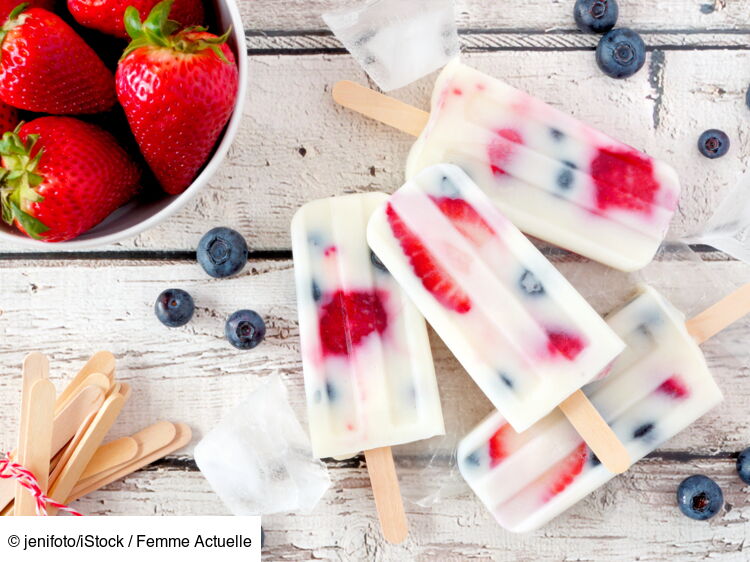 Yaourt glacé aux framboises : une diététicienne partage sa recette légère à savourer tout l’été ...