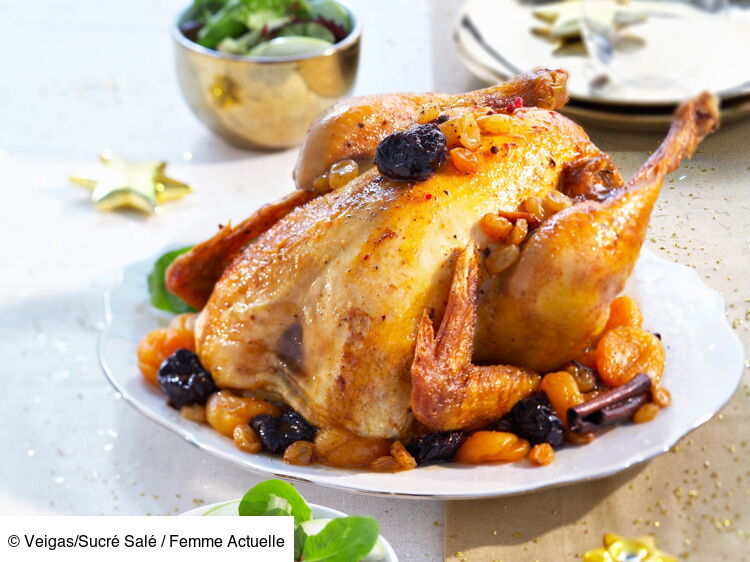 Poularde rôtie aux fruits d'hiver facile : découvrez les recettes de ...