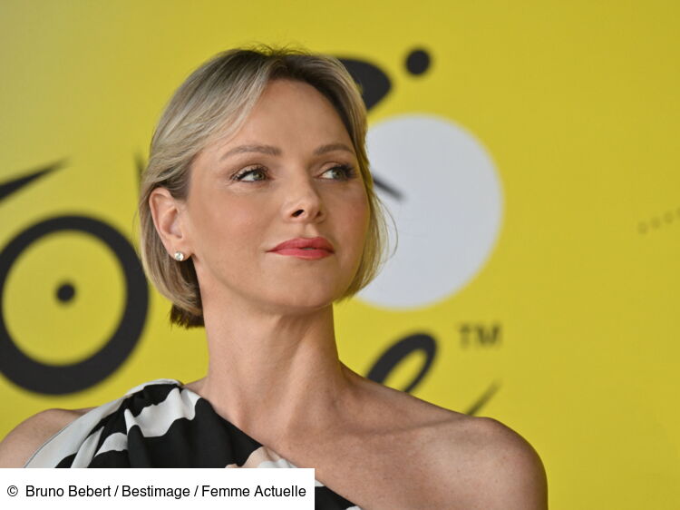 Vêtue d'une sublime robe smoking à corset, Charlène de Monaco prend la ...