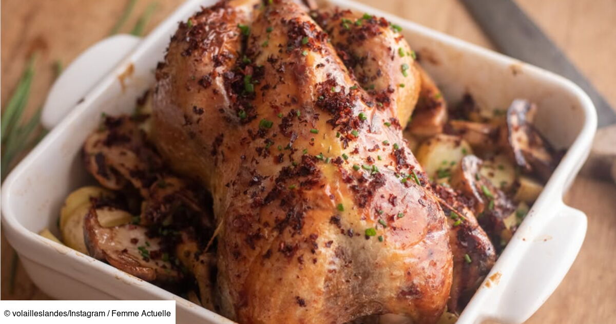 Pas d'inspiration pour votre menu de Noël ? Cette recette de chapon au ...