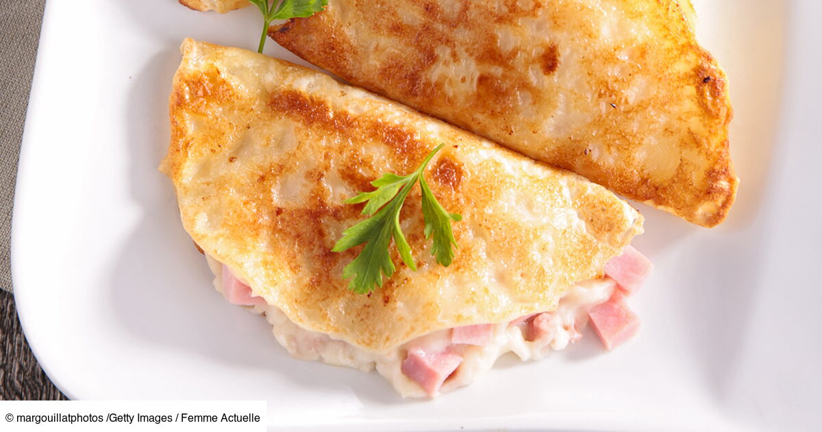 Crêpe farcie au jambon et emmental : la recette pour se régaler en un ...