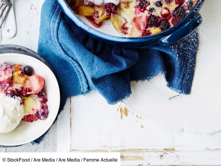 Clafoutis aux fruits rouges et au lait de coco facile et rapide ...