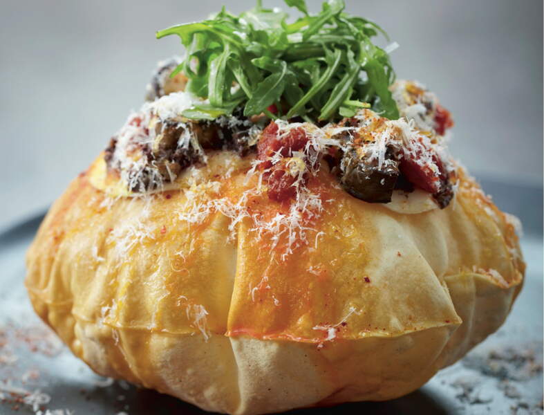 Pizza soufflée par Jean-François Piège - Femme Actuelle