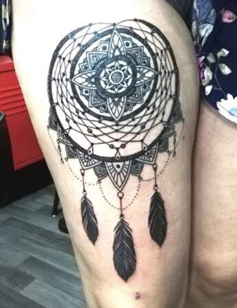 Tatouage Attrape Reve Cuissenull