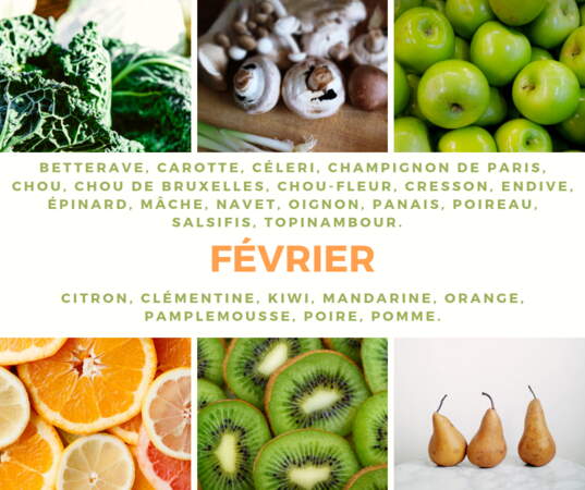 Notre calendrier des fruits & légumes de saison - Femme Actuelle