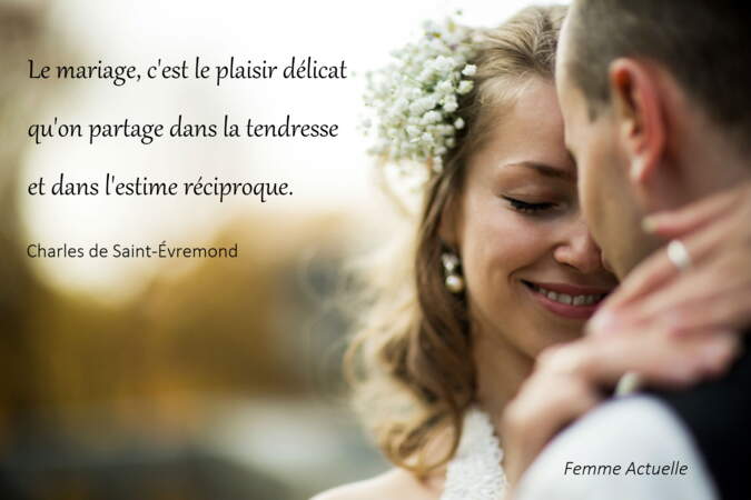 Des citations sur le mariage qui font rêver et réfléchir - Femme Actuelle