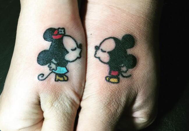 Tatouage Mickey Minnie