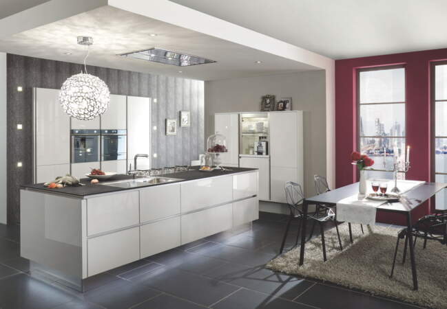 cuisine design blanche - Femme Actuelle