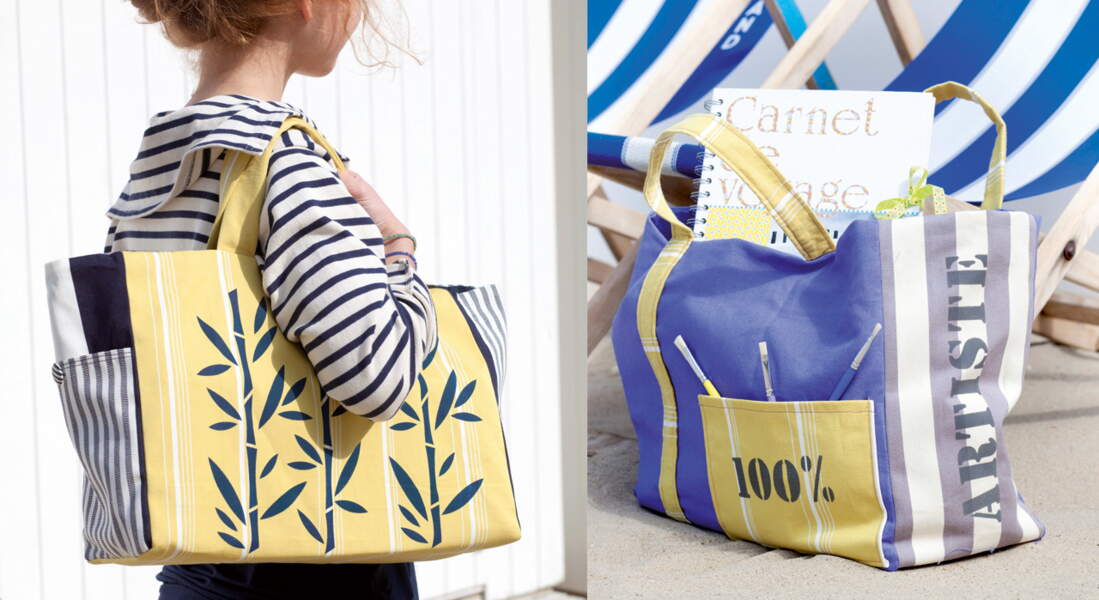 DIY de sac, cabas, tote bag : tous nos modèles à customiser - Femme ...