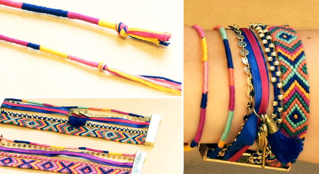 Bracelets tressés : toutes nos créations - Femme Actuelle