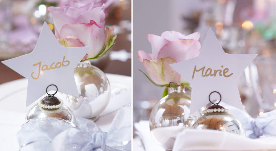 27 idées pour des marque-places originaux - Femme Actuelle