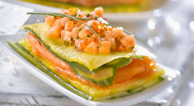 Repas de fête : plus de 100 recettes au saumon : Femme Actuelle Le MAG