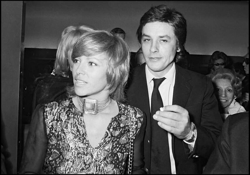 Alain Delon et sa femme Nathalie, la seule qu'il ait jamais épousée ...
