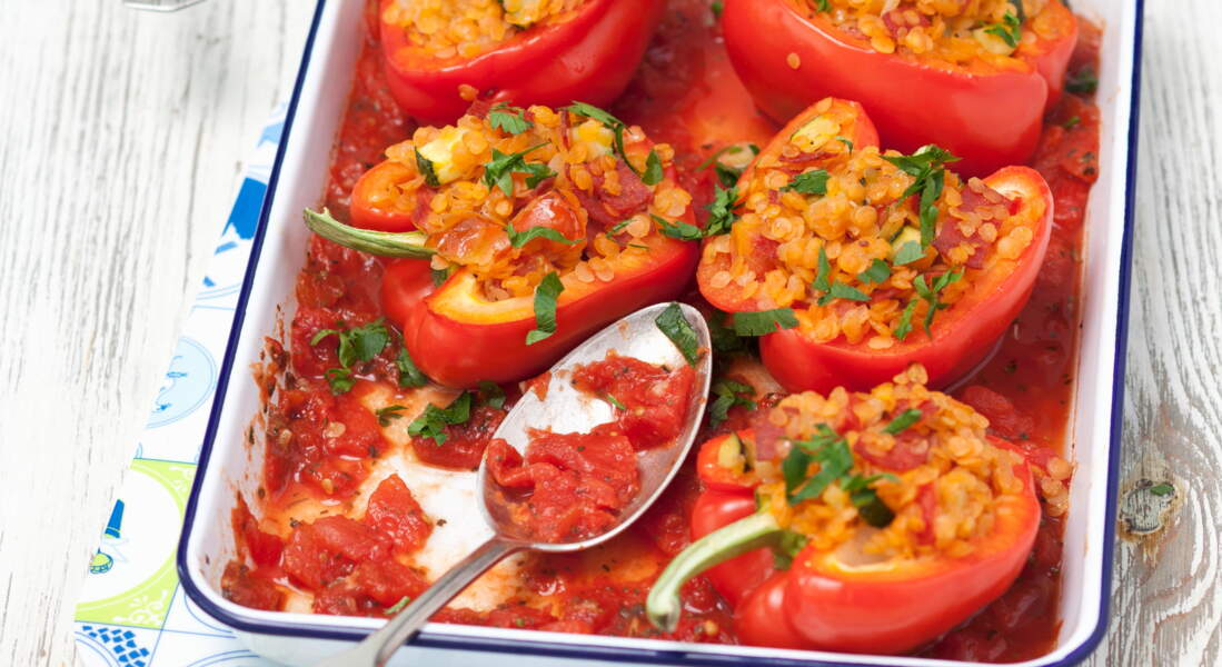 Poivrons farcis : nos recettes faciles - Femme Actuelle