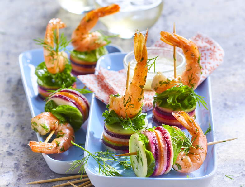 Crevettes pour l'apéro : 50 recettes savoureuses - Femme Actuelle