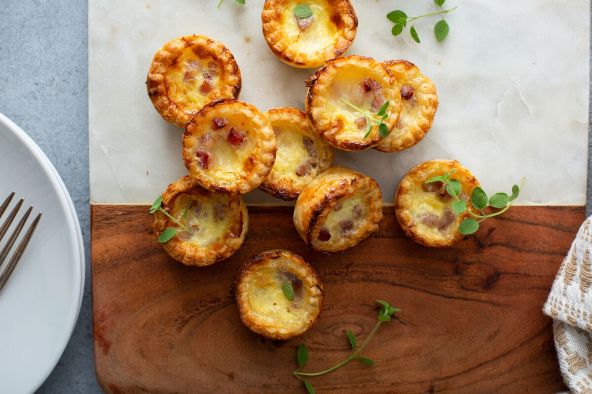 Nos recettes de mini quiches pour l'apéro - Femme Actuelle